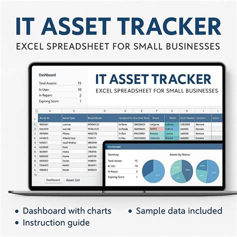 It Asset Tracker Excel Template Equipment Inventory Spreadsheet