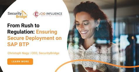 Securitybridge On Linkedin Sapbtp Deployment Sapsecurity