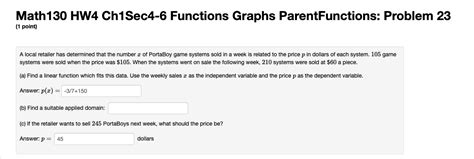 solved math130 hw4 ch1sec4 6 functions graphs