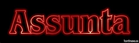Assunta Text Effect And Logo Design Name