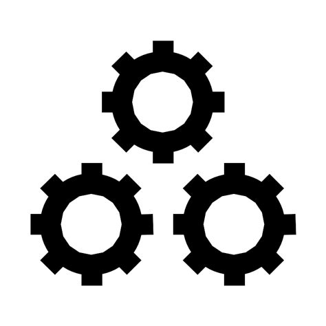 Cogs Solid Vector SVG Icon SVG Repo Cogs Solid Vector SVG Icon SVG Repo