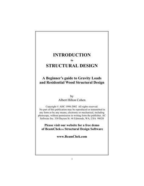Pdf Introduction Structural Design Dokumen Tips