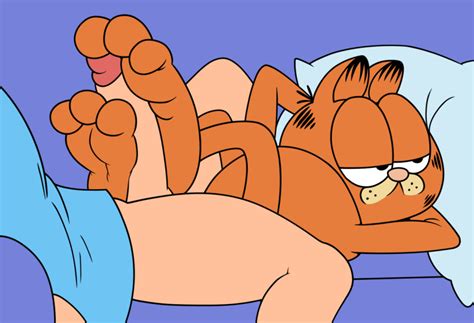 Rule 34 Animated Bored Sex Feral Foot Fetish Foot Play Footjob Furry Garfield Series