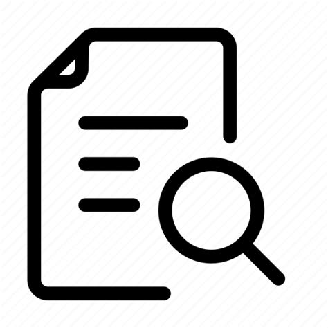 Search Document Icon Download On Iconfinder On Iconfinder