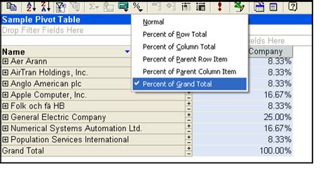 How To Create A Sample Pivot Table In The Desktop Client Aptify Support