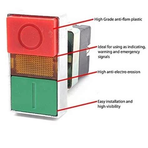 Double Head Push Button At ₹ 290piece Ahmedabad Id 2855838915530