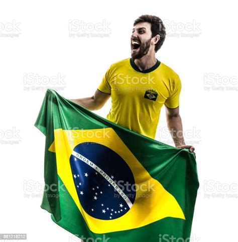 브라질 팬 흰색 바탕에는 축 하 하는 스포츠 선수 Championship에 대한 스톡 사진 및 기타 이미지 Championship 경쟁 국가 대표 Istock