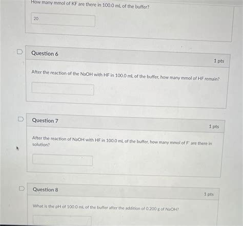 Solved For This Worksheet Consider 100 0 ML Of A Buffer Chegg Com