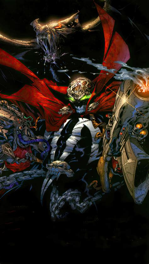 Spawn Weapons Comics 4k 62436 Wallpaper Iphone Phone