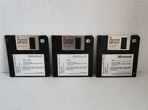 Used Microsoft Ms Dos 6 0 Plus Enhanced Tools Installer Floppy Disks 3 5 1 44mb Ubb Threads