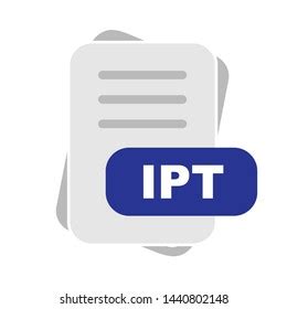 Ipt File Format Icon Images Stock Photos Vectors Shutterstock