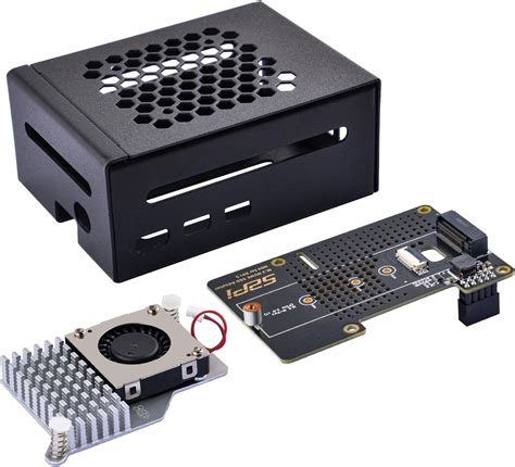 Jp Geekworm Raspberry Pi 5 ケース、 ラズパイ公式クーラーが付き、pi 5とx1000