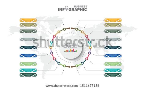 Business Data Infographics Elements Visualization Abstract Stock Vector Royalty Free