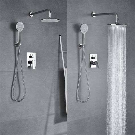 High Pressure Solid Brass Materials Complete Concealed Shower Set Shower And Shower Set