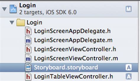 Login Screen Using Storyboard In Iphone