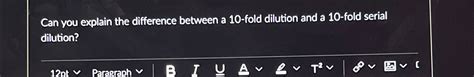 Solved Can You Explain The Difference Between A 10 Fold