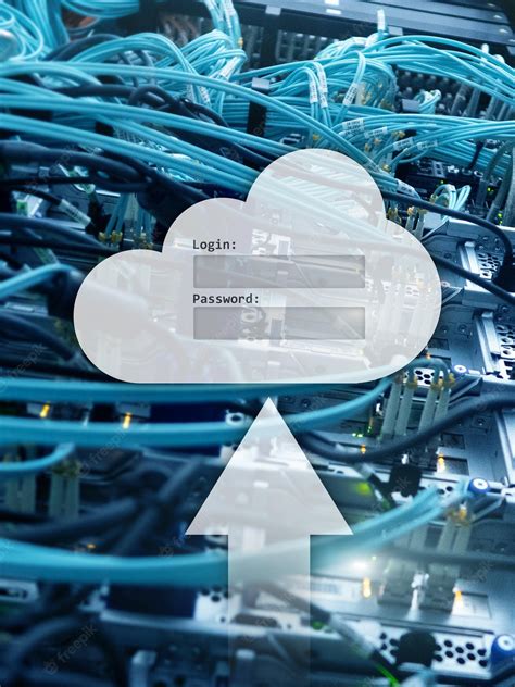 Premium Photo Cloud Storage Data Access Login And Password Request