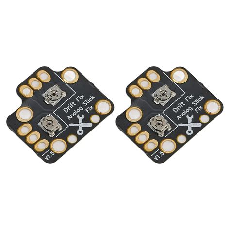 Gamepad Joystick Drift Repair Board Alta Precisión Black 2pcs Controller Analog Stick Drift Fix