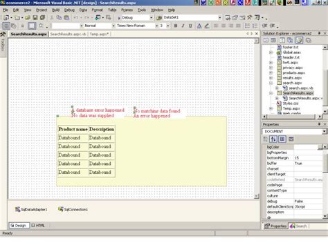 Cis Department Tutorials Asp Net Web Apps Vb 2003 E Commerce App 2