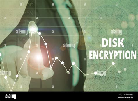 Handwriting Text Disk Encryption Conceptual Photo The Security