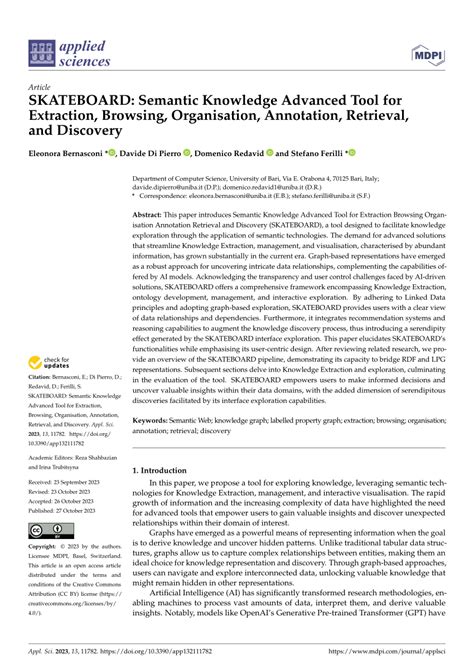 pdf skateboard semantic knowledge advanced tool for extraction browsing organisation