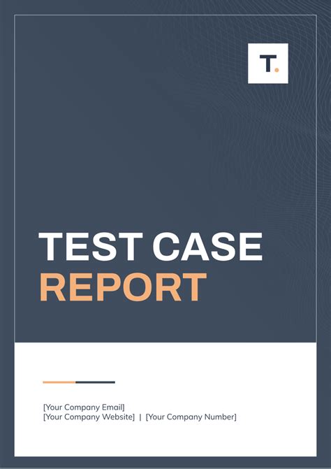 Free Test Case Report Template To Edit Online
