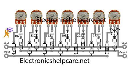 Equalizer Circuit Diagram 7band Electronics Help Care