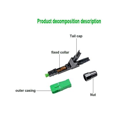 50pcs Sc Apc Ffiber Optic Sc Apc Single Mode Fast Vicedeal