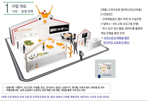 2017시장창출형 로봇보급사업 전시 제안서 작업 전시·무대 디자인 포트폴리오 크몽