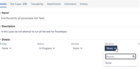 how do you utilize the iteration field for a test cycle smartbear