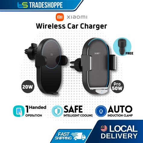 Xiaomi Mi Wireless Car Charger W W W Fast Charging Car Phone Holder Lazada