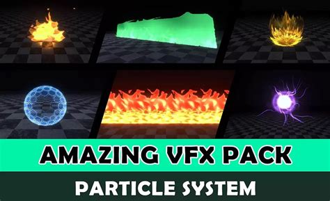 Unity特效 粒子系统特效包 Amazing Vfx Pack Particle System 爱素材
