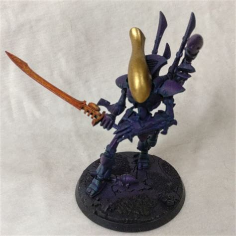 Aeldari WiP Using A Midwinter Minis Process Stepping Between Games