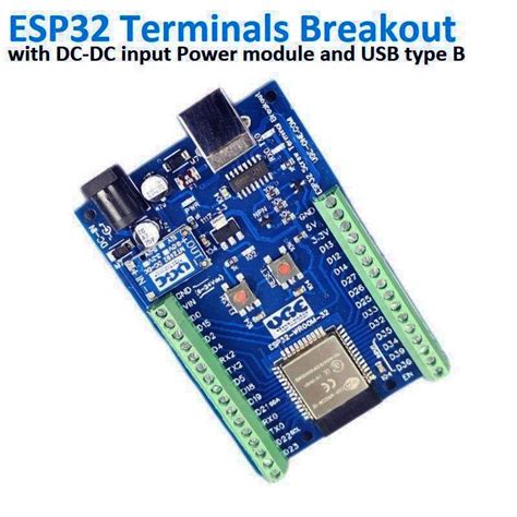 Esp32 Screw Terminals Breakout Board Uge Electronics Egypt