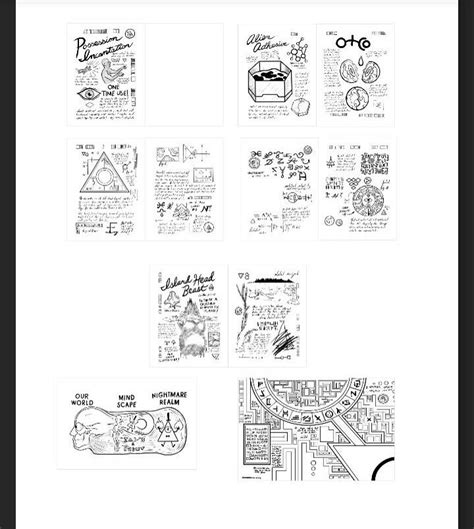 Pin De Nita 3 En Manualidades Diario De Gravity Falls Gravity Falls Manualidades