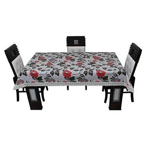 Rectangular Greybase Grey Floral Print Table Cover Plastic Size 60 X 90 Inches At ₹ 55