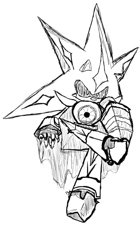 Metal Sonic Neo Sketch Sonic The Hedgehog Amino