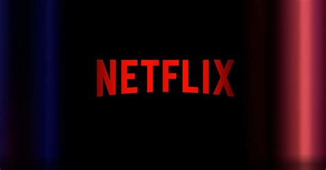 Netflix Logo On Black Background With Vertical Stripes