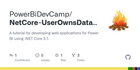 Github Powerbidevcampnetcore Userownsdata Tutorial A Tutorial For