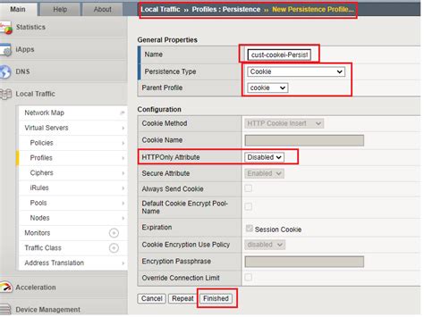 Configure Cookie Persistence Dclessons