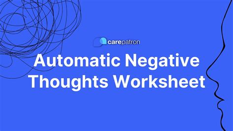 Automatic Negative Thoughts Activities Westresults