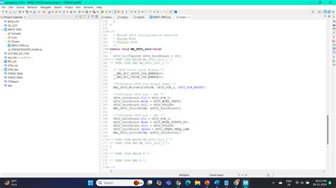 Gpio Input And Output Mode Configuration In Stm32 Controll