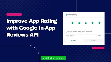 Improve App Rating With Google In App Review Dialog