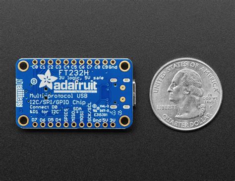 UPDATED PRODUCT Adafruit FT H Breakout General Purpose USB To GPIO SPI I C USB C