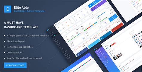 Elite Able Bootstrap 4 Admin Template By Phoenixcoded Themeforest