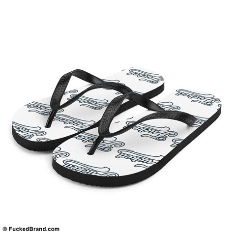 Essential Fucked Unisex Flip Flops Fucked Brand
