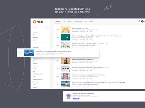 Reddit Redesign Freebie Web Layout Redesign Web Development