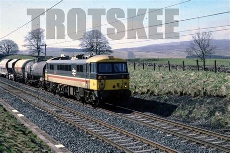 35mm Slide Br British Railway Electric Loco Class 87 87004 Shap 1986