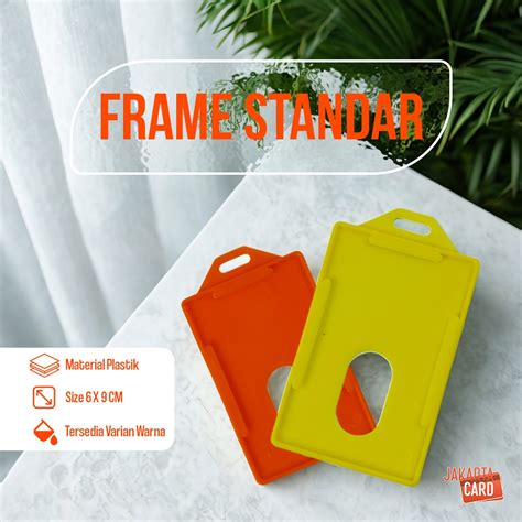 Jual Holder Frame Standar Plastik Casing Id Card Shopee Indonesia