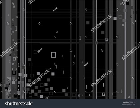 Vector Illustration Digital Binary Code Technology เวกเตอร์สต็อก ปลอด